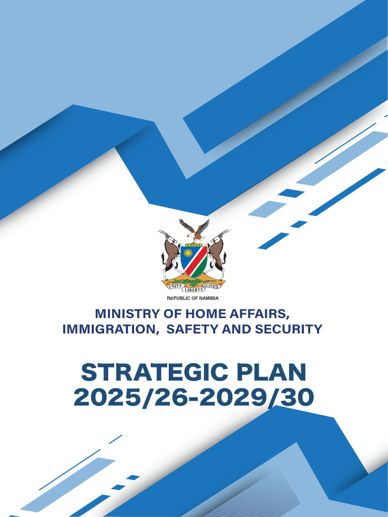 Namibia Home Affairs Strategic Plan 2025-2030 | PDF | Goal | Strategic ...