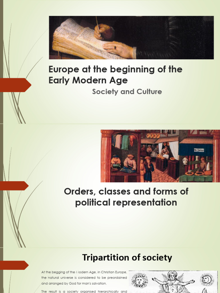 Europe at The Beginning of The Early Modern Era | PDF | Renaissance ...
