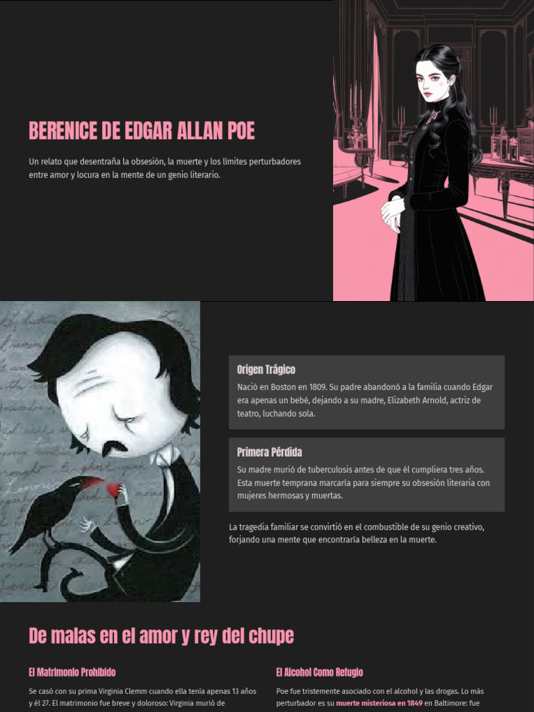 Berenice de Edgar Allan Poe | PDF | Edgar Allan Poe