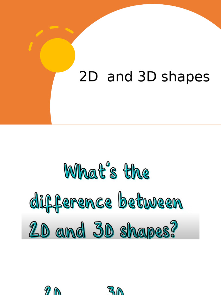2D and 3D Shapes Overview | PDF