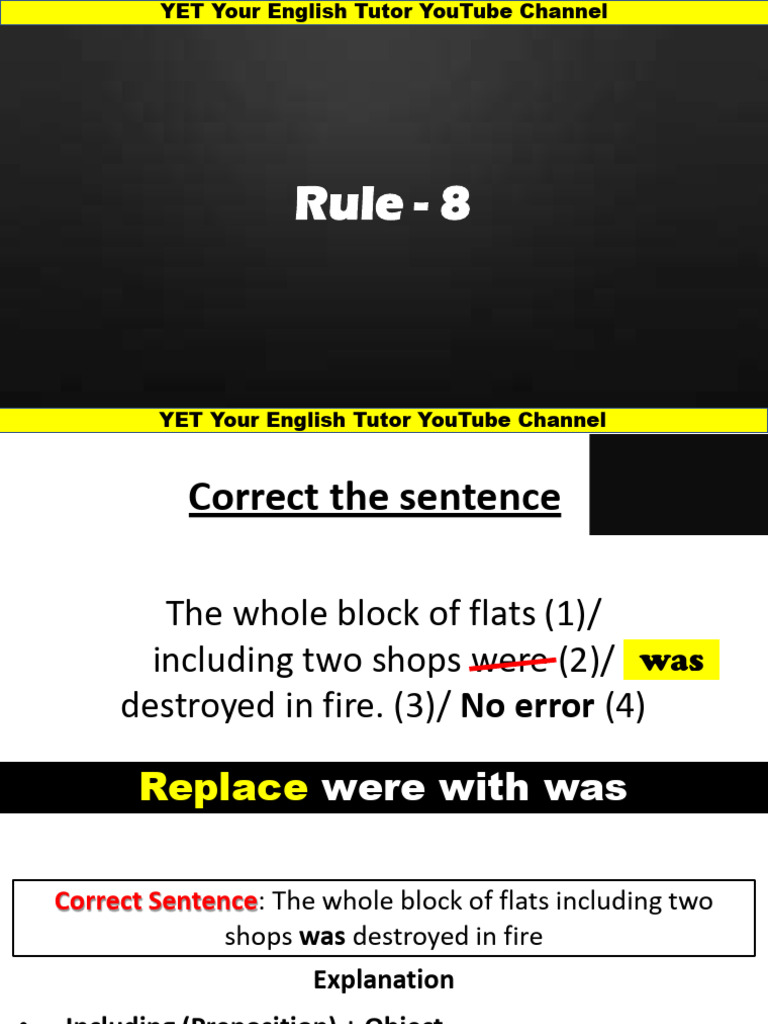 All Grammar Rules Complete Notes Rule 8 | PDF | English Language ...
