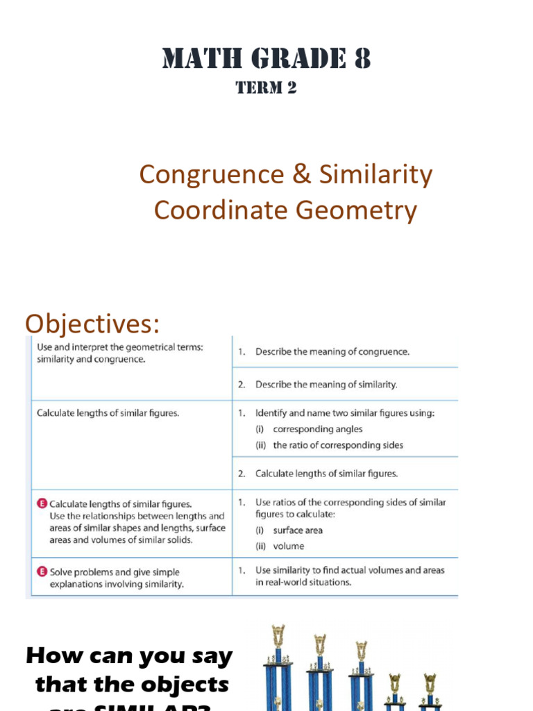 Congruence & Similarity in Geometry | PDF