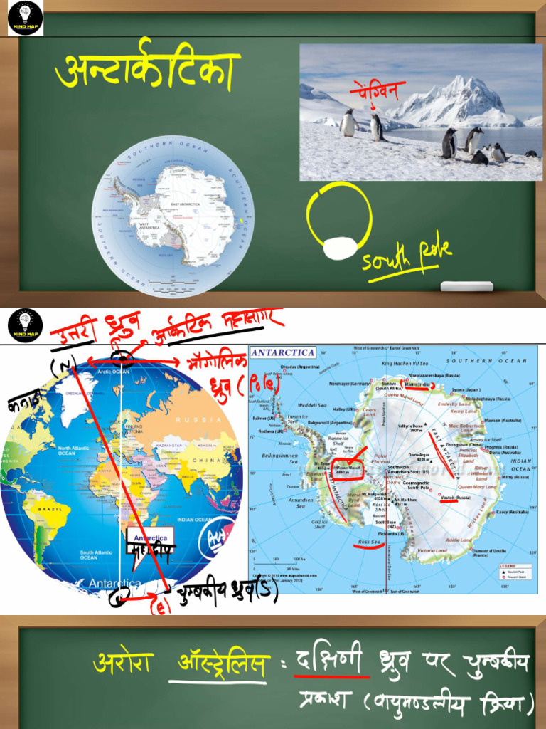Antarctica Continent Mind Map App PDF | PDF