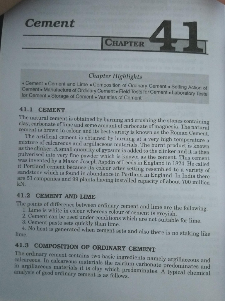 Cement | PDF