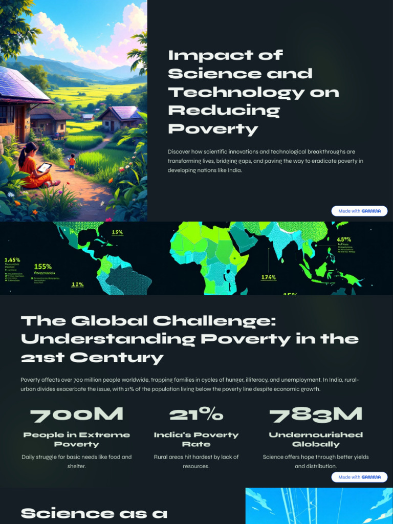 Impact of Science and Technology On Reducing Poverty | PDF | Poverty ...