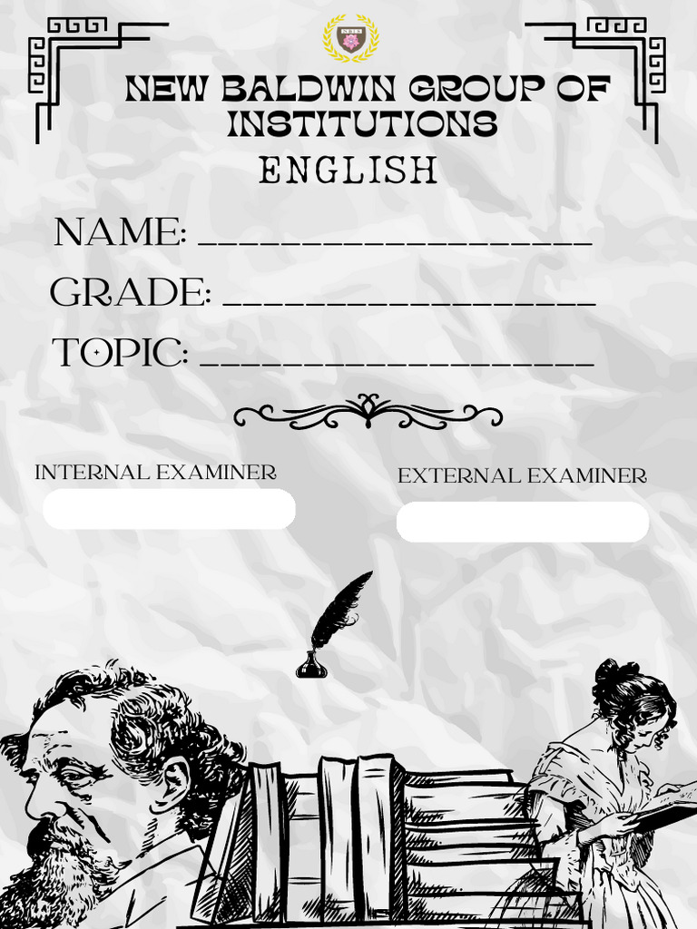 English Project Front Page | PDF
