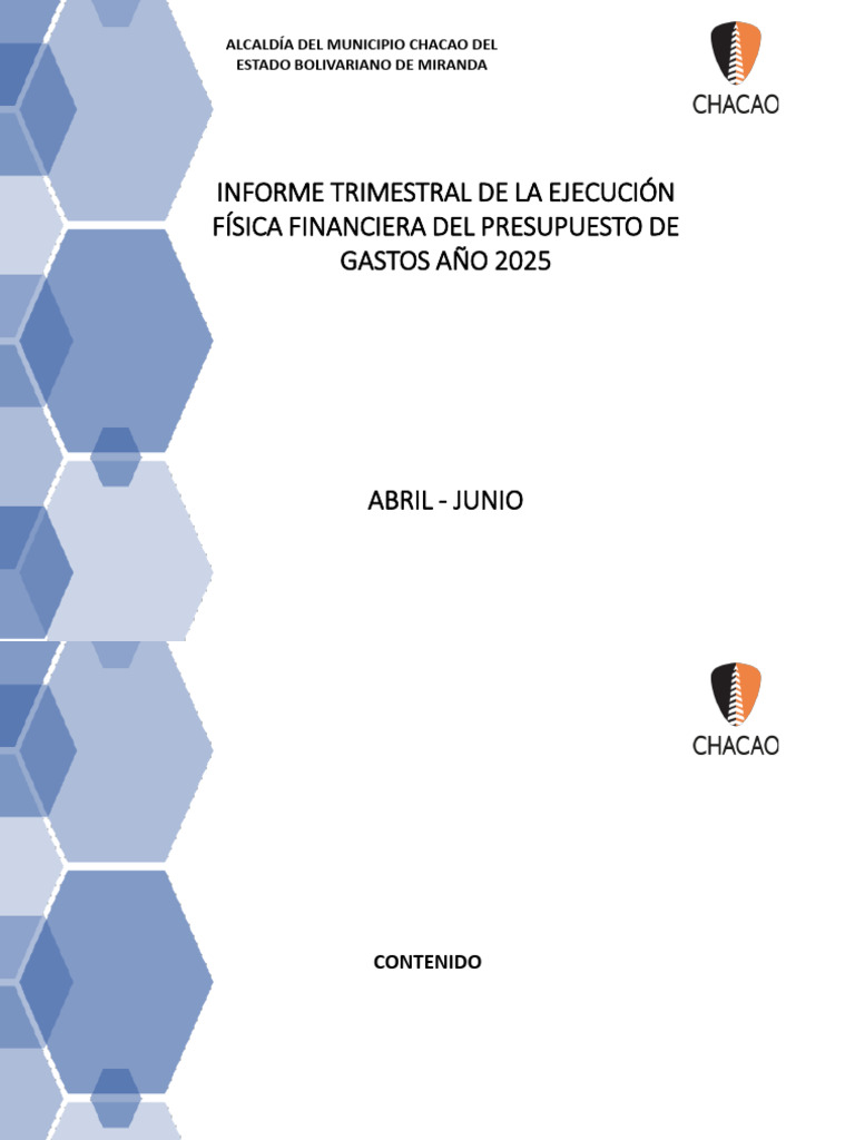 informe-trimestral-2do-trimestre-2025-2103 | PDF | Presupuesto | Gobierno