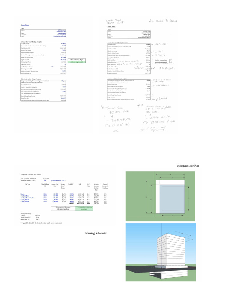 Coursehero - Submitted - PF 101 4 Assignment 4 Center Tower | PDF | Interest | Parking