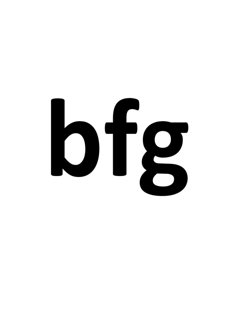 BFG | PDF
