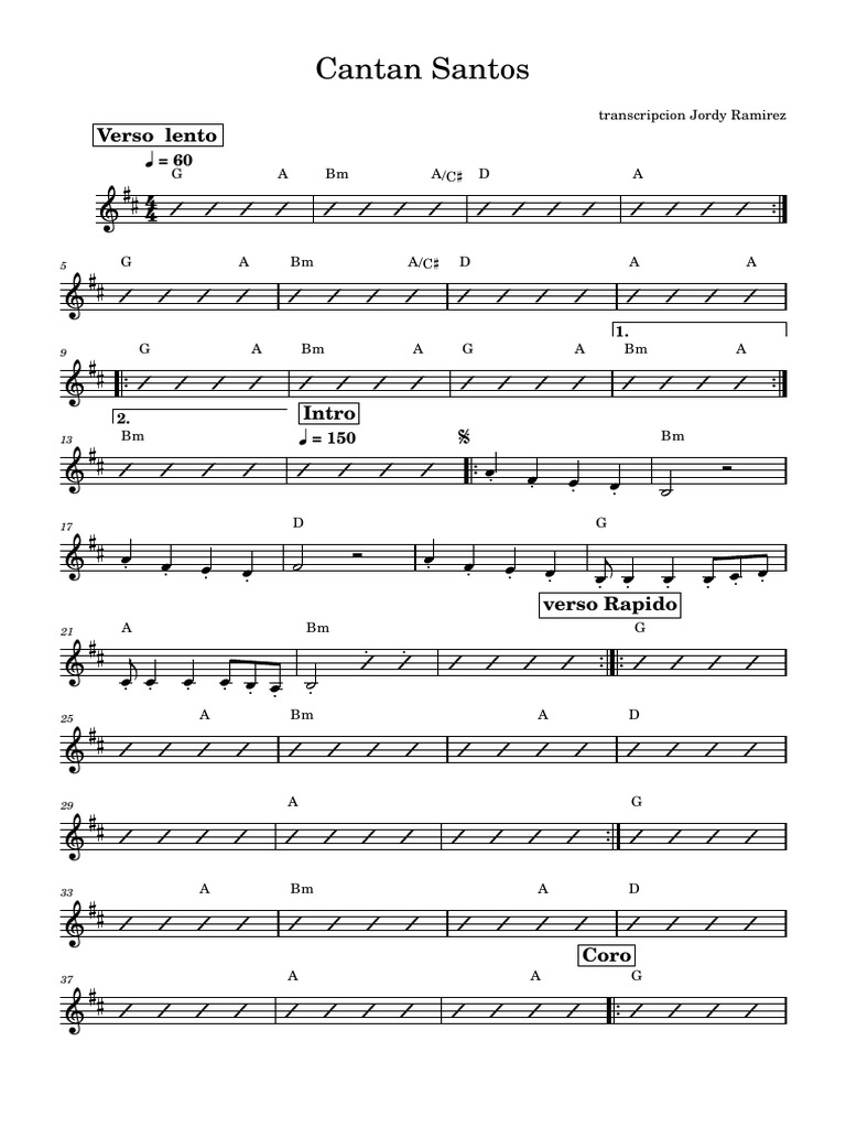 Cantan Santos | PDF