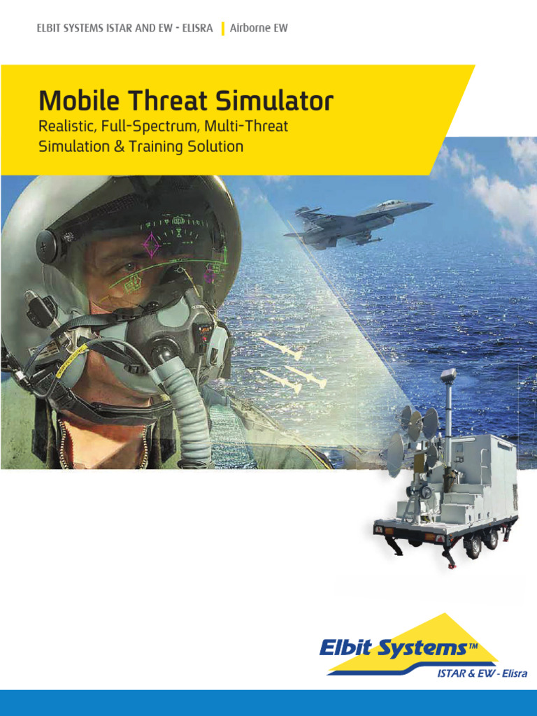 Mobile Threat Simulator Amstaf 2024 | PDF | Simulation | Electronic Warfare