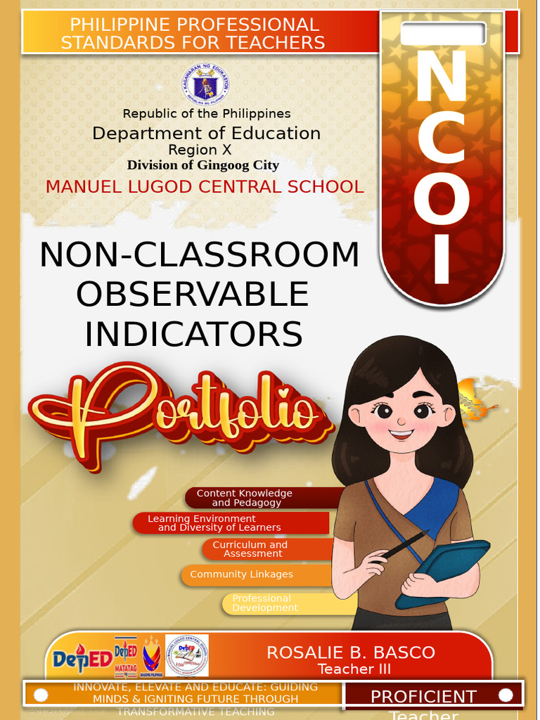Ncoi Portfolio Teacher Vi | PDF | Differentiated Instruction | Learning