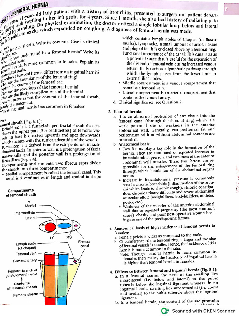 Anatomy - Case Based Questions | PDF