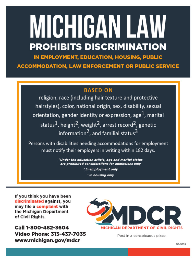 Prohibit Discrimination | PDF