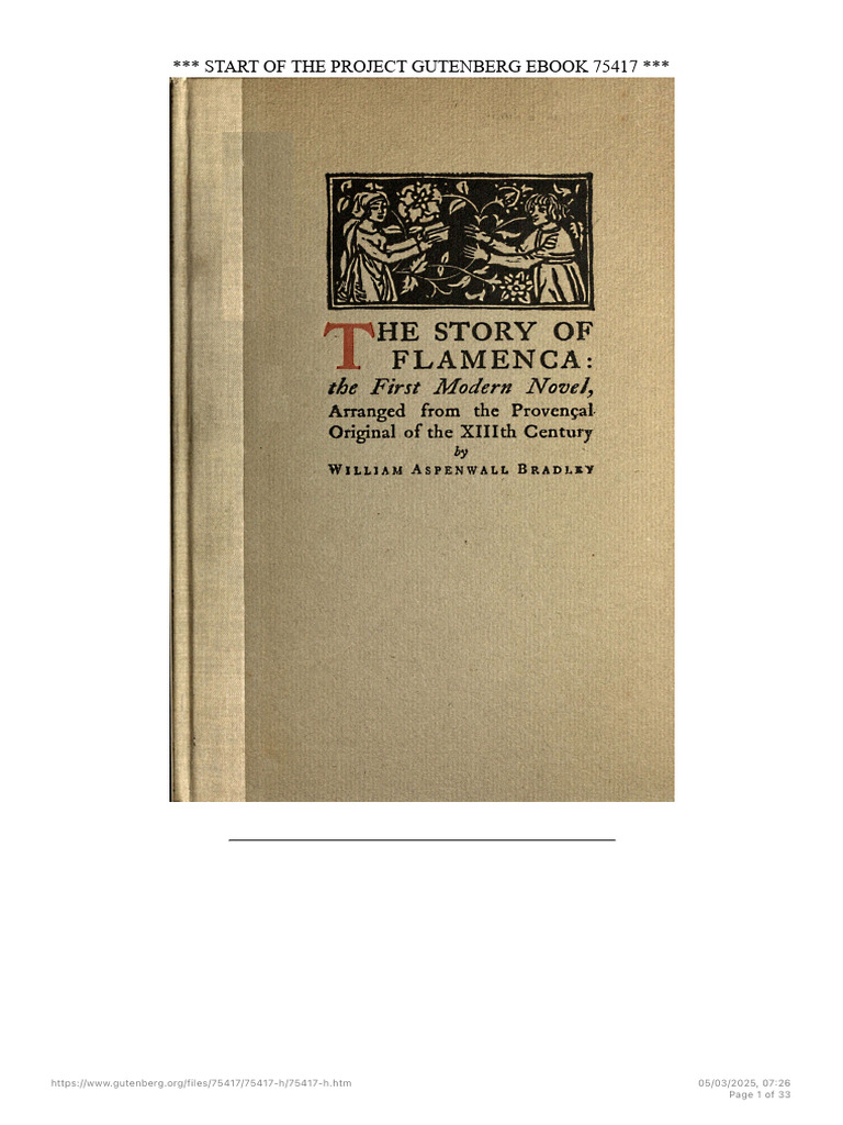 The Story of Flamenca | Project Gutenberg | PDF