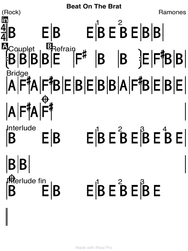 Beat On The Brat | PDF