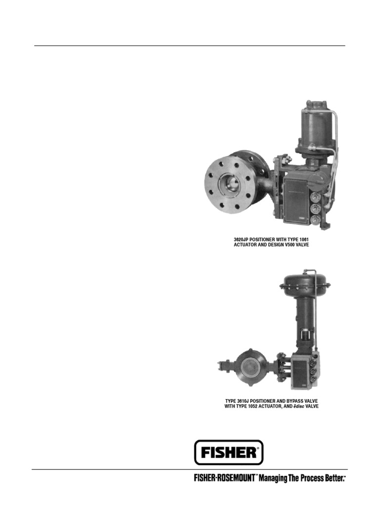 3610J and 3620J Positioner Manual | PDF | Actuator | Valve