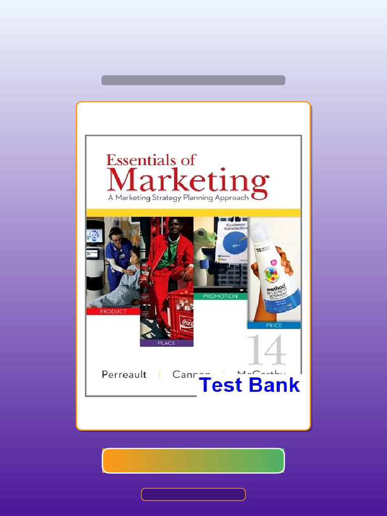 Complete Essentials of Marketing A Marketing Strategy Planning Approach ...