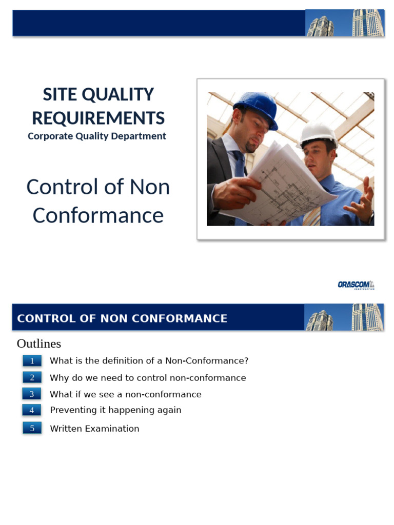 Control of Non Conformance | PDF