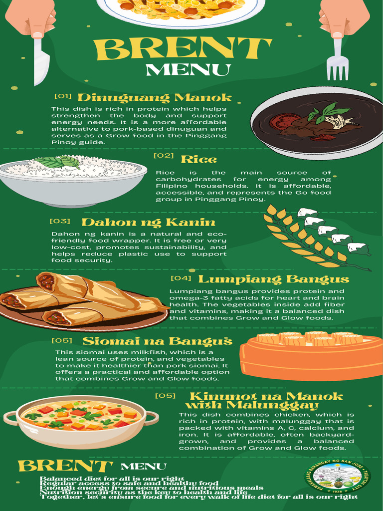 SJ Brent Menu | PDF