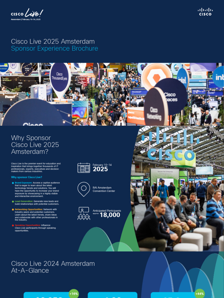 Cisco Live 2025 Amsterdam Sponsor Experience Brochure | PDF | Brand ...