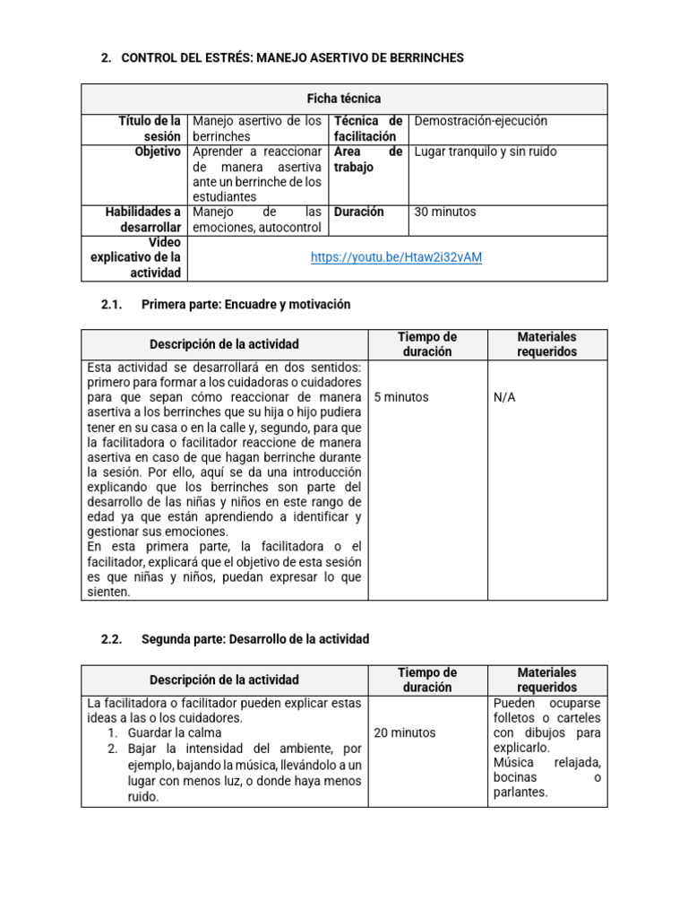 Control de Estrés | PDF | Las emociones | Conceptos psicologicos