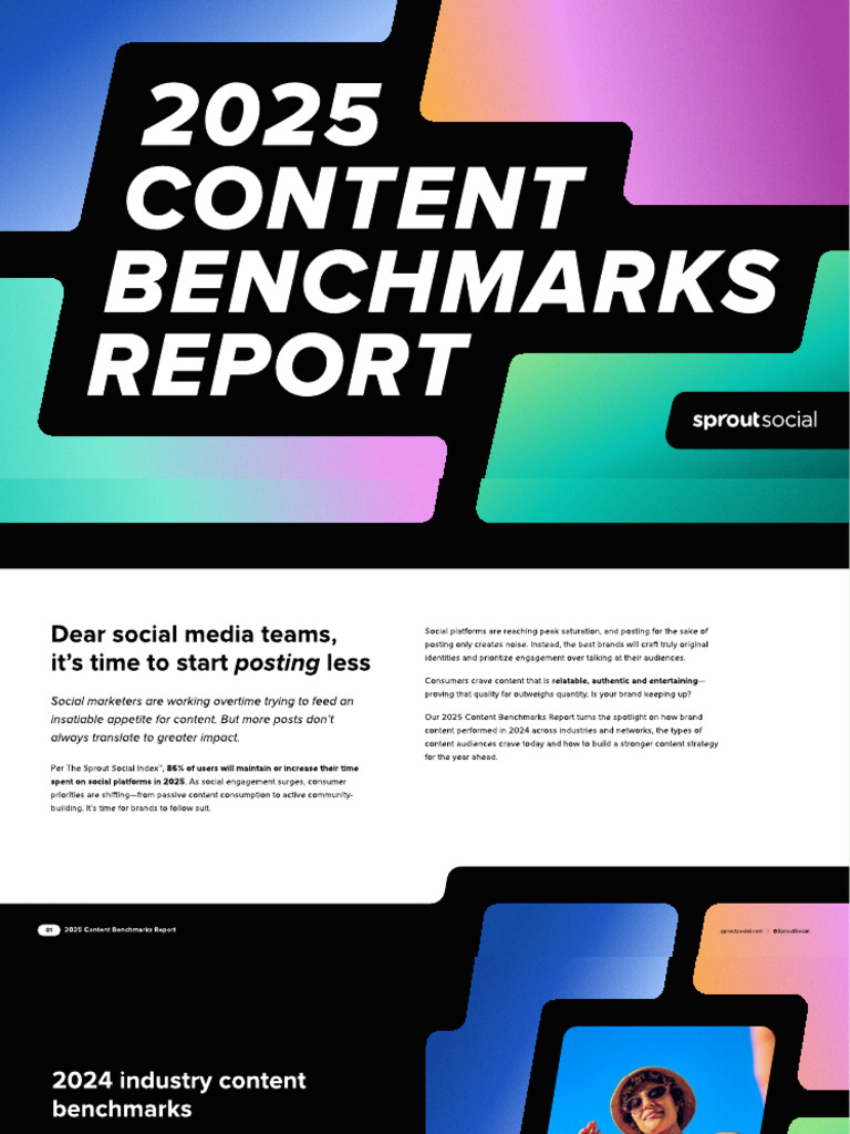 2025 Content Benchmarks Insights | PDF | Brand | Facebook
