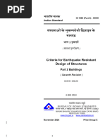 IS 1893 (Part 1): 2025 Earthquake Design Standards | PDF | Earthquake ...