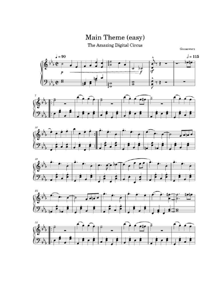 Tadc Main Theme11!! | PDF