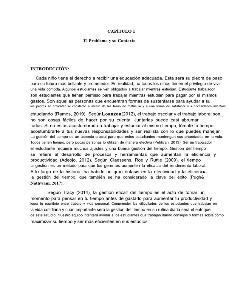 Gestión del Tiempo para Estudiantes Trabajadores | PDF | Gestión del ...