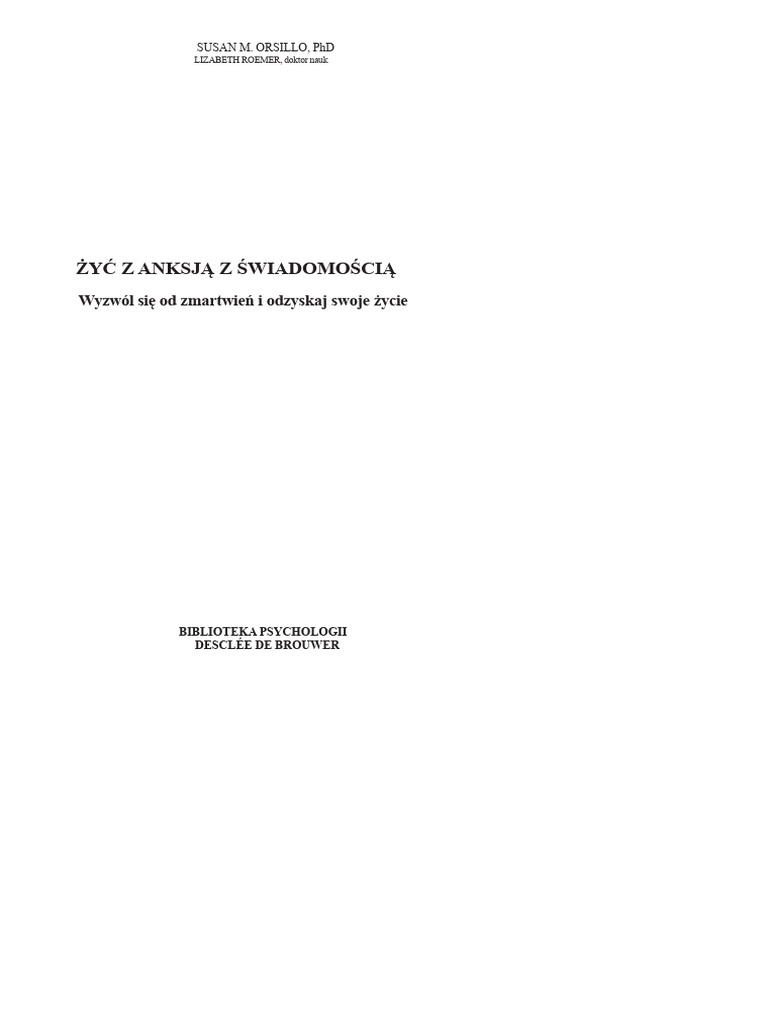 Orsillo I Roemer (2014) | PDF