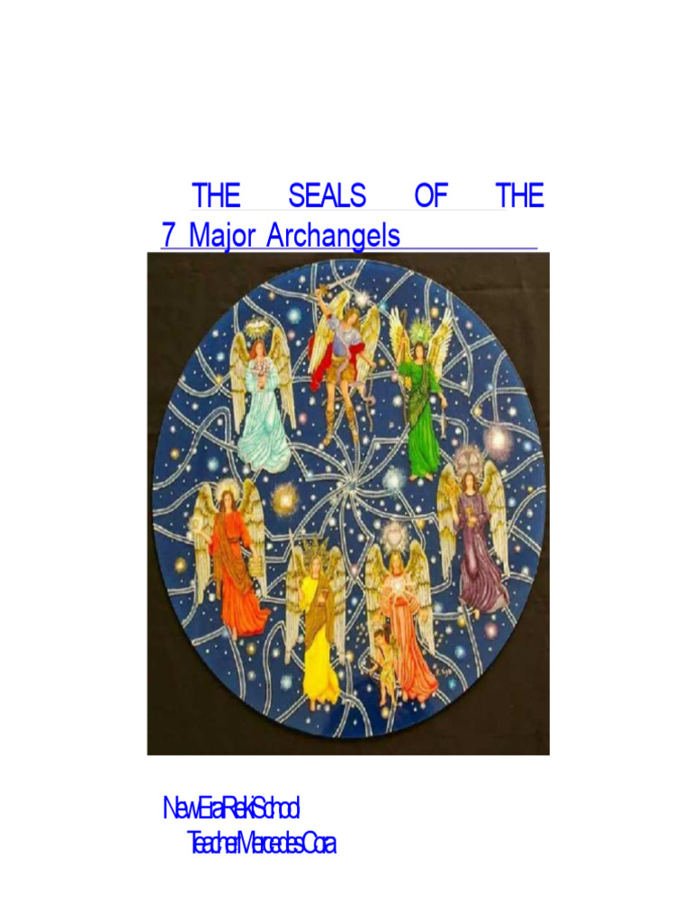The 7 Seals of The Archangels | PDF | Triangle | Circle