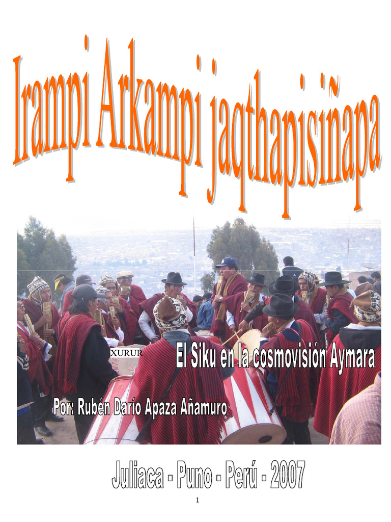 The Siku in The Aymara Worldview | PDF | Inca Empire | Peru