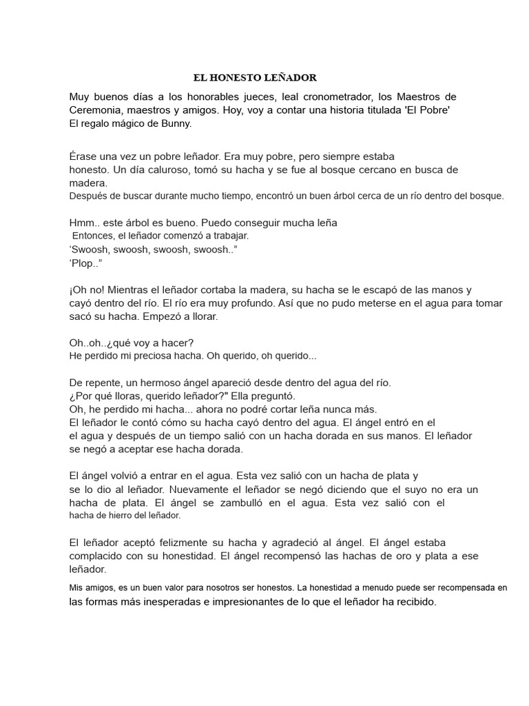 El Leñador | PDF