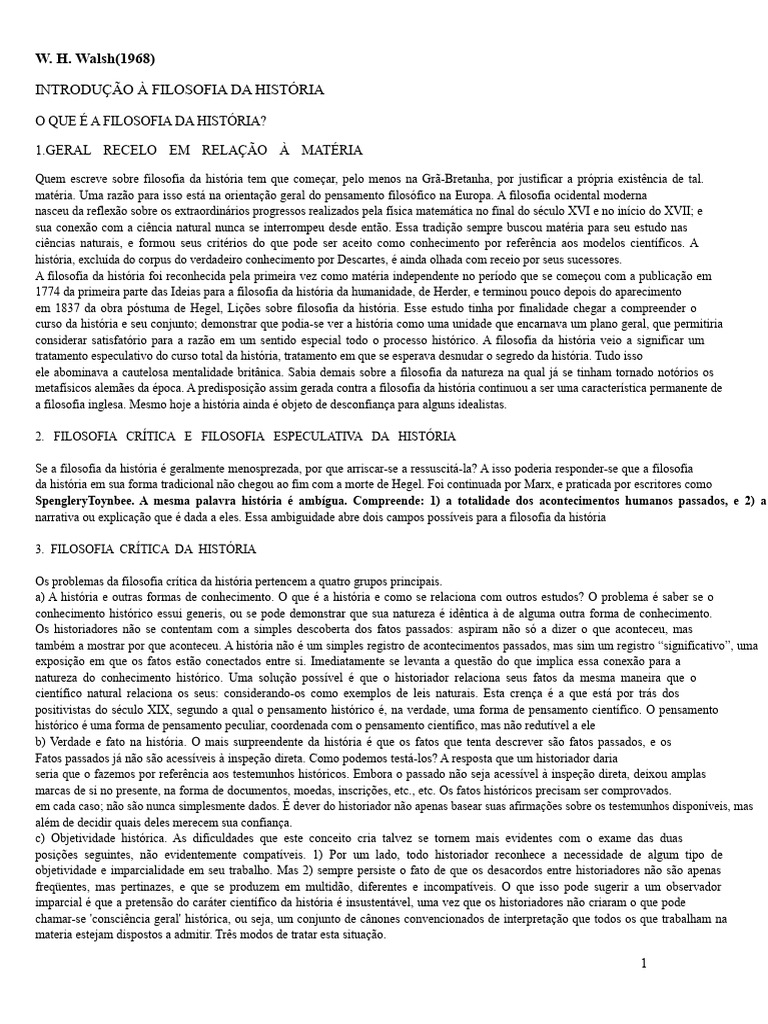 Filosofia da História e Aviezer Tucker | PDF | Pensamento | Science
