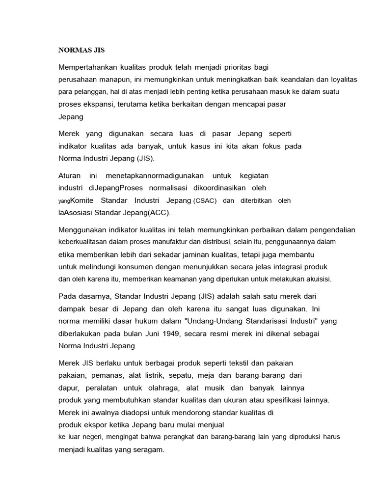 Normas Jis | PDF