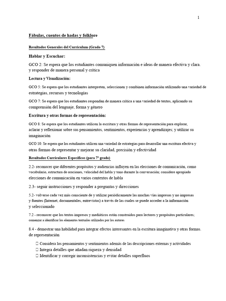 7 - Fábulas, Cuentos de Hadas y Folclore | PDF | Cuentos de hadas ...