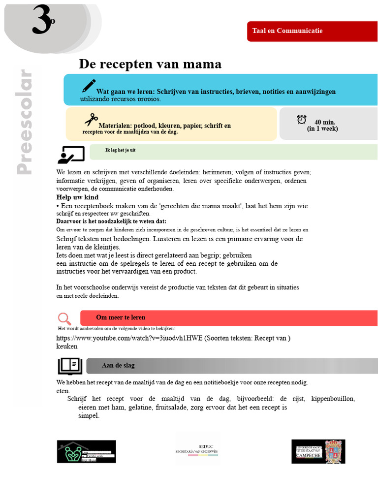 De Recepten Van Mama | PDF