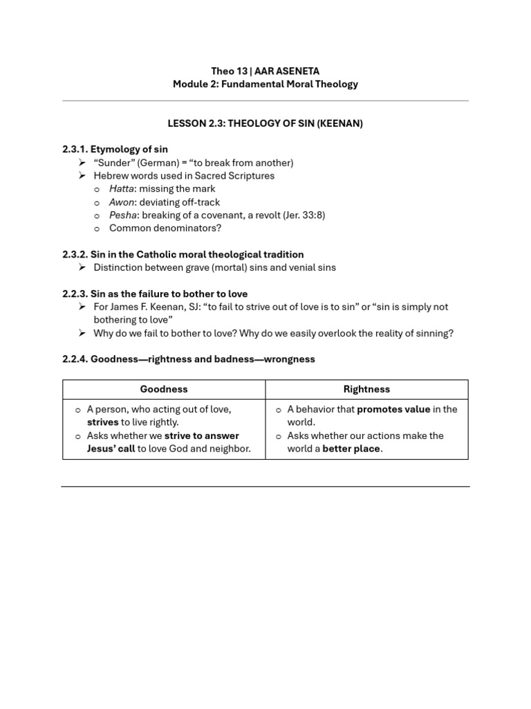 Module 2 Lesson 2.3 Class Notes (REVISED) | PDF