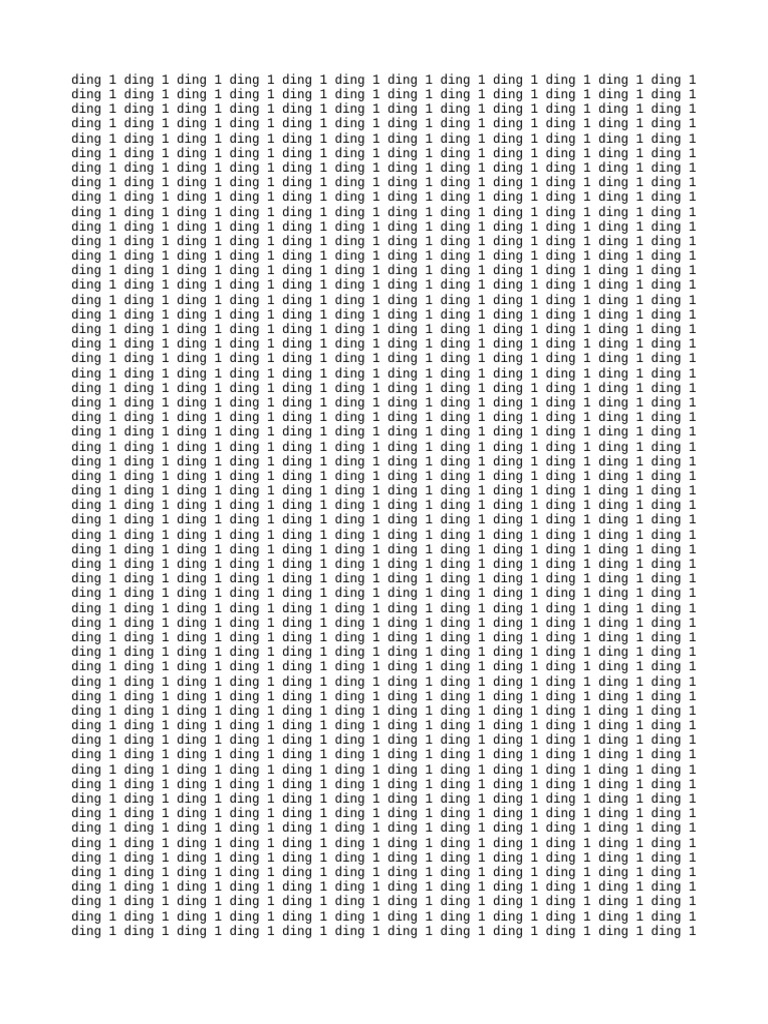 Repetitive Ding Sound Analysis | PDF