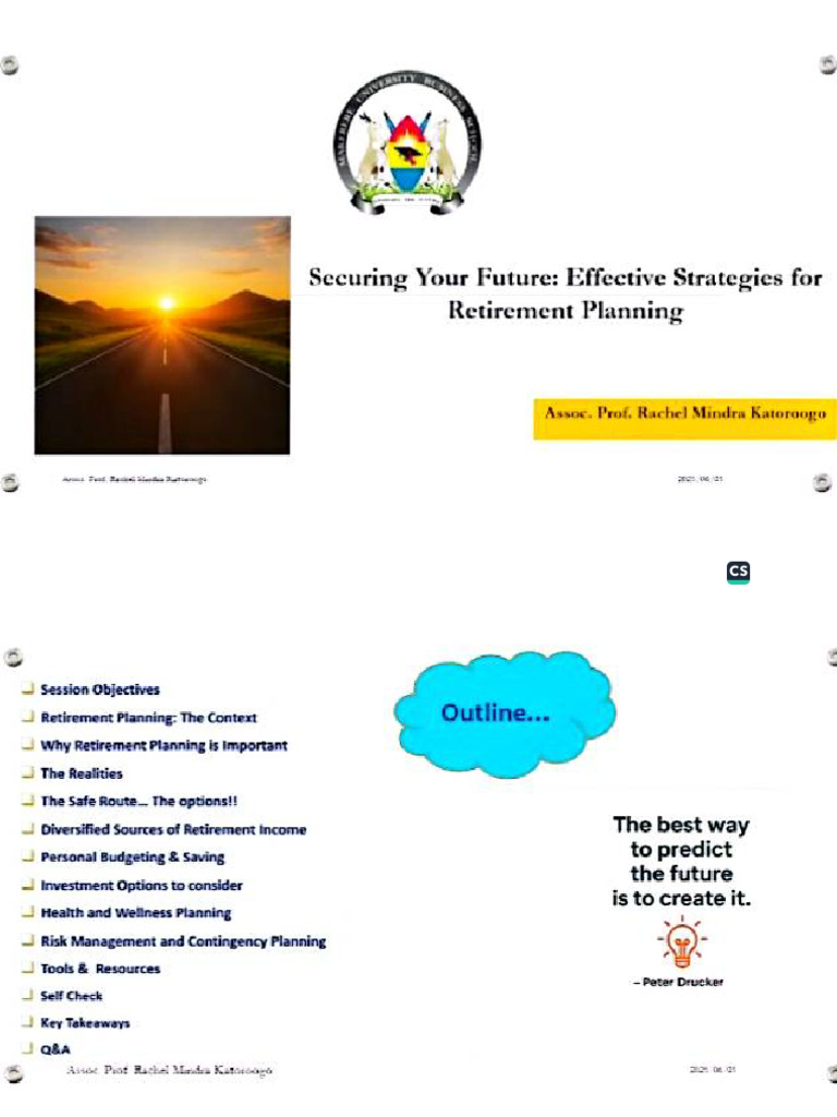 Assoc - Prof Racheal Mindra Katoroogo Presentation Slides | PDF