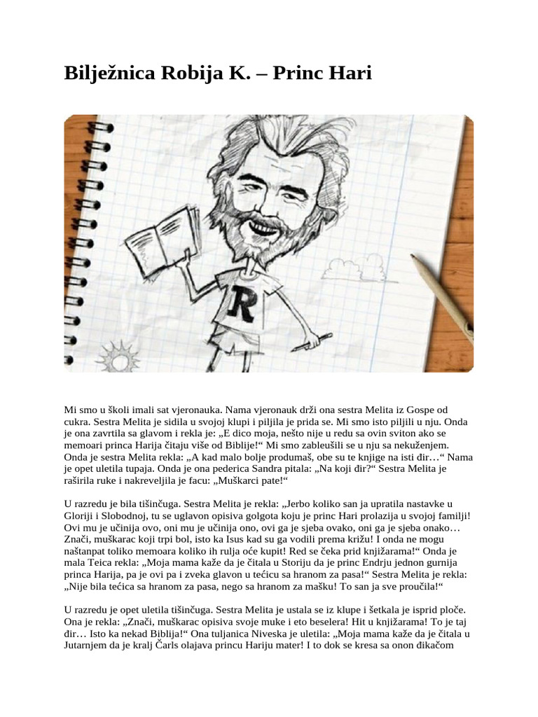 Viktor Ivancic Bilježnica Robija K - Princ Hari | PDF