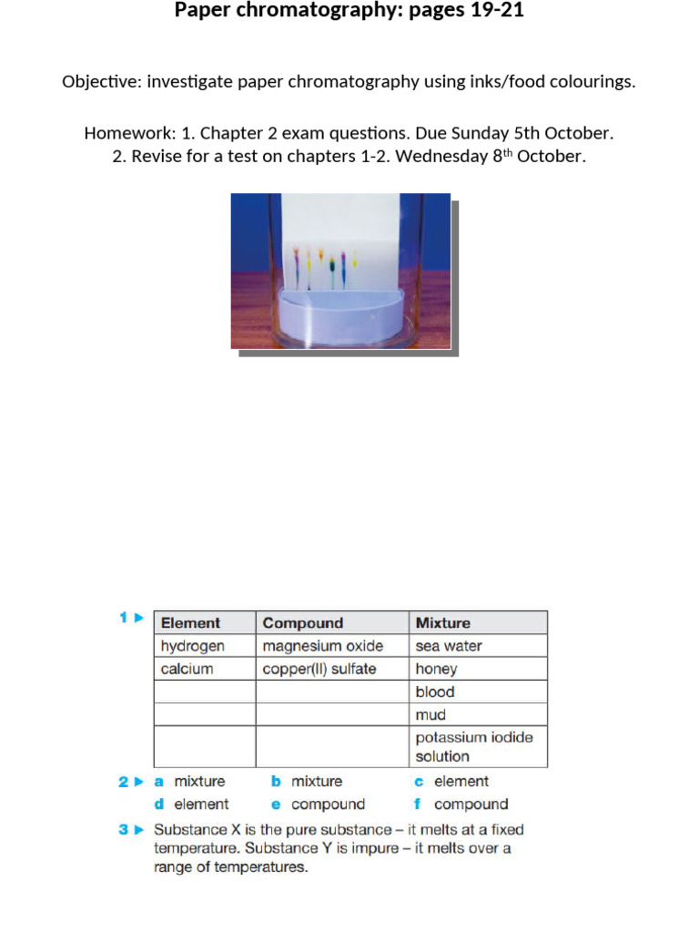 Paper Chromatography 2 | PDF