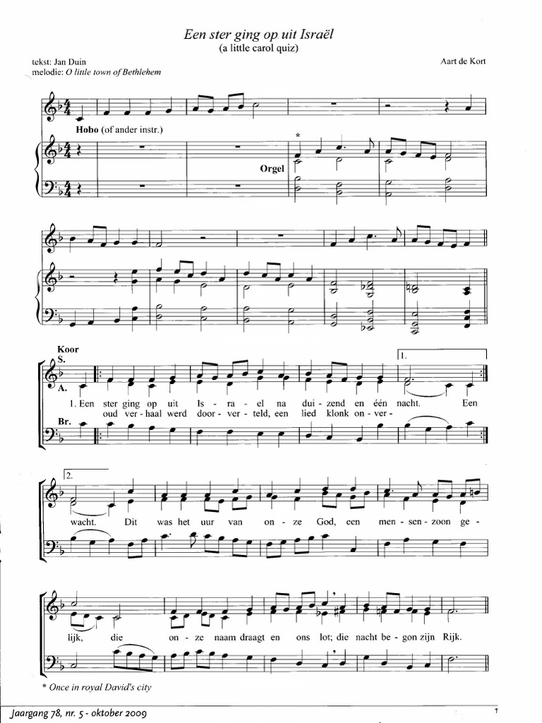 Een Ster Ging Op | PDF