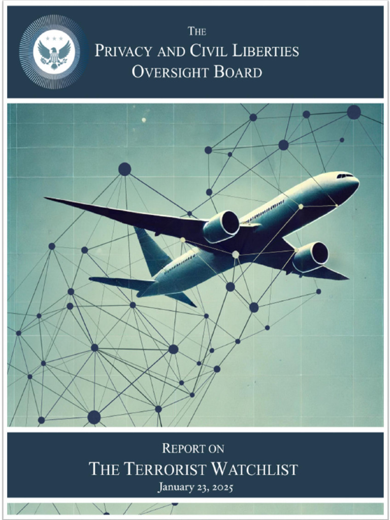 Terrorist Watchlist Report 2025 | PDF | Transportation Security ...