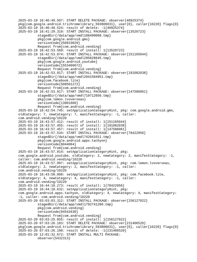 PM Debug Info | PDF | Android (Operating System) | Information Retrieval Organizations