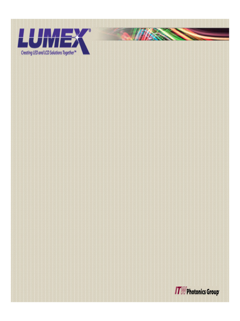 Lumex LightPipeTrainingModule Part1 | PDF | Light Emitting Diode | Light