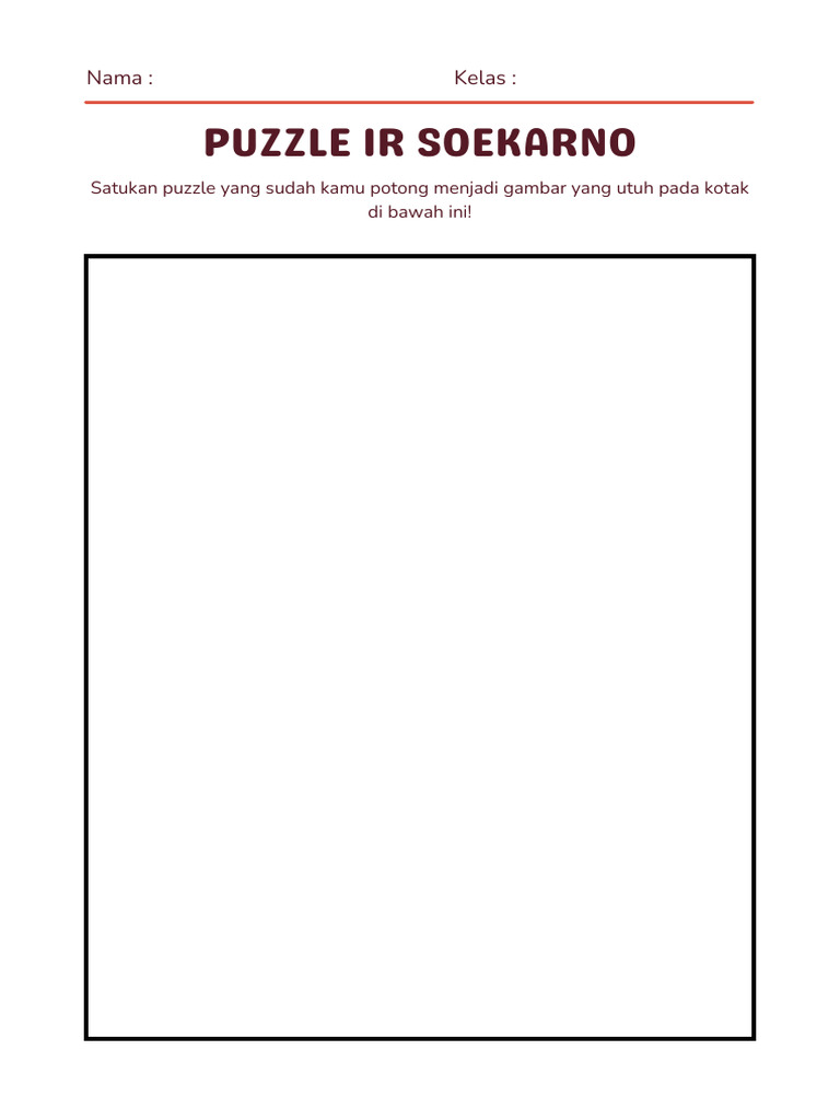 Puzzle Ir Soekarno | PDF