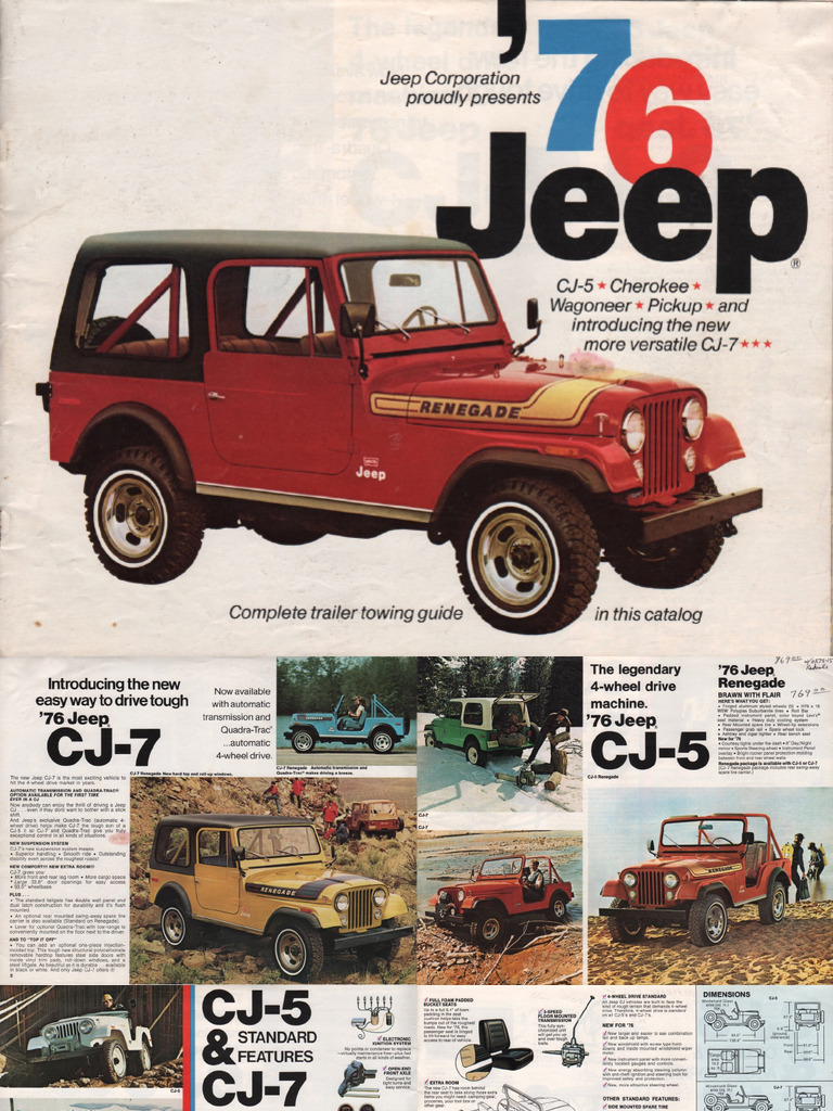 1976 Jeep Full Line | PDF