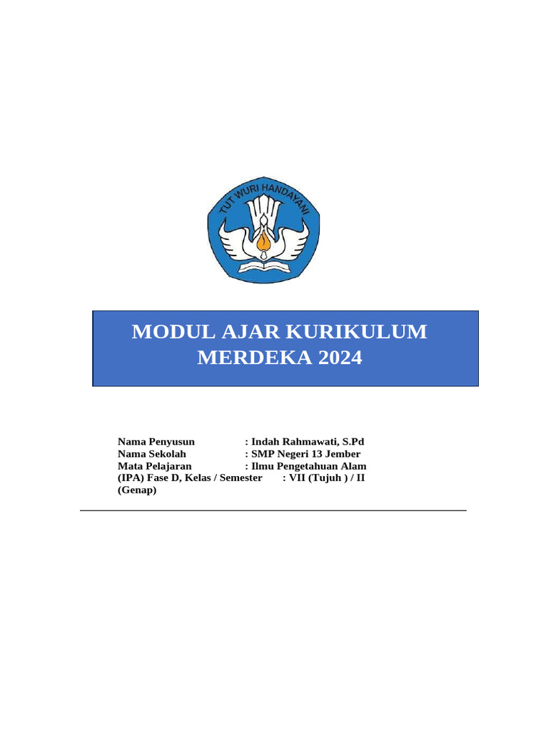 Modul Ajar Tata Surya 7A | PDF